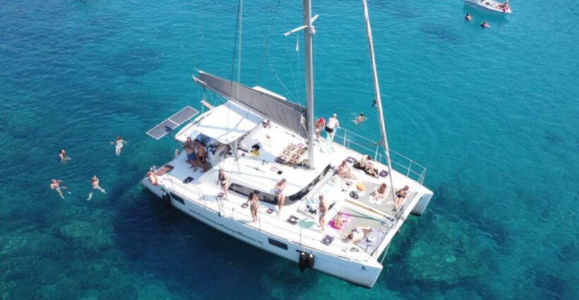 From Rhodes: Private Catamaran Cruise All Inclusive - The Sum Up