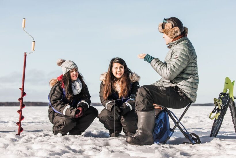 From Rovaniemi: Snowshoeing and Ice Fishing Tour - Authenticity and Expert Guides
