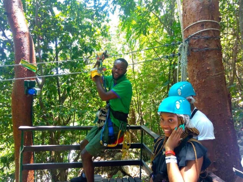 from Runaway Bay: Jamaica Bobsled and Zipline - Key Points