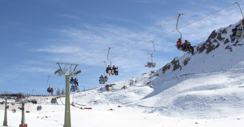From Santiago: Farellones Park Resort Entry & Ski Classes - Scenic Mountain Views and Waterfalls