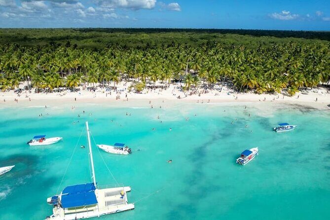 From Santo Domingo Saona Island Food And Drink Catamaran Vip - Timing and Flexibility
