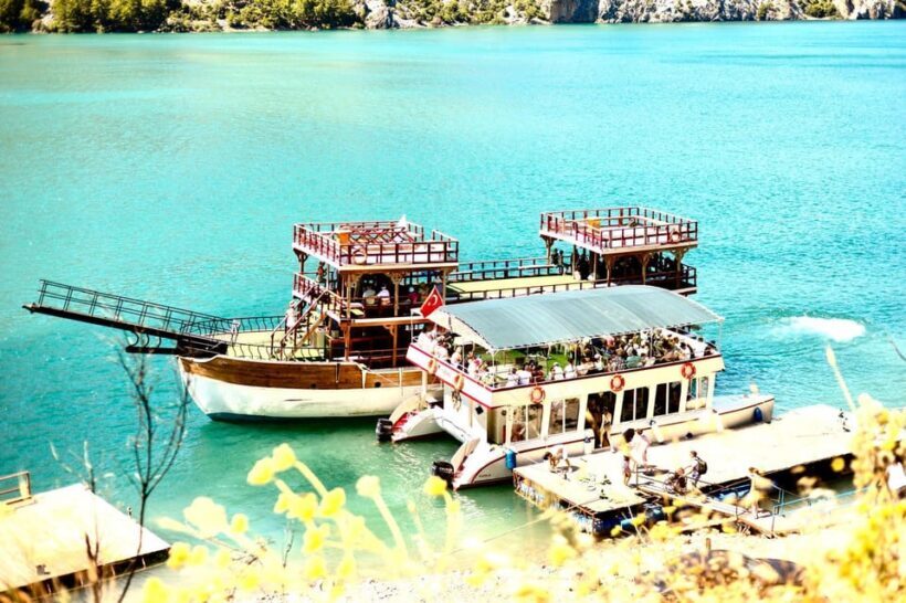 From Side & Alanya: Green Canyon Boat Tour Lunch, SoftDrink - Key Points