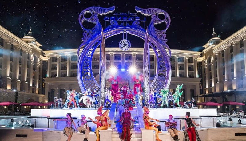 From Side: Land Of Legends Night Show With Transfer - Key Points