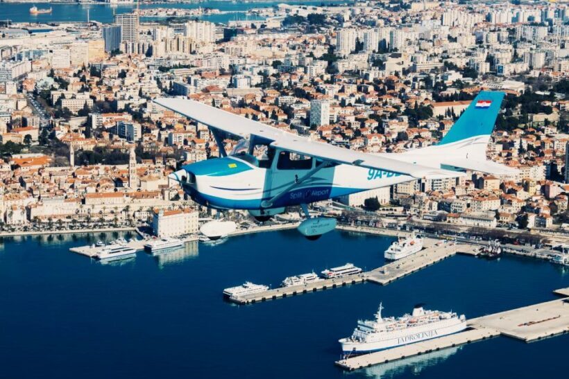 From Sinj: Panoramic Flight over Split - From Sinj: Panoramic Flight over Split — An Aerial Adventure in Croatia