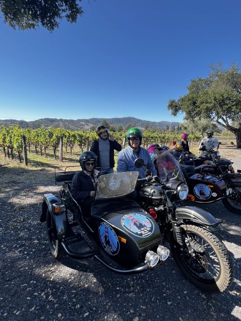 From Sonoma: Napa Valley Classic Sidecar Tour to 3 Wineries - Wineries and Tastings: Authentic, Not Overcrowded