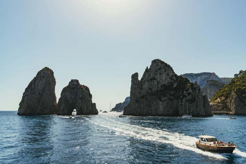 From Sorrento: Capri Boat Cruise with Swimming and Prosecco - Key Points