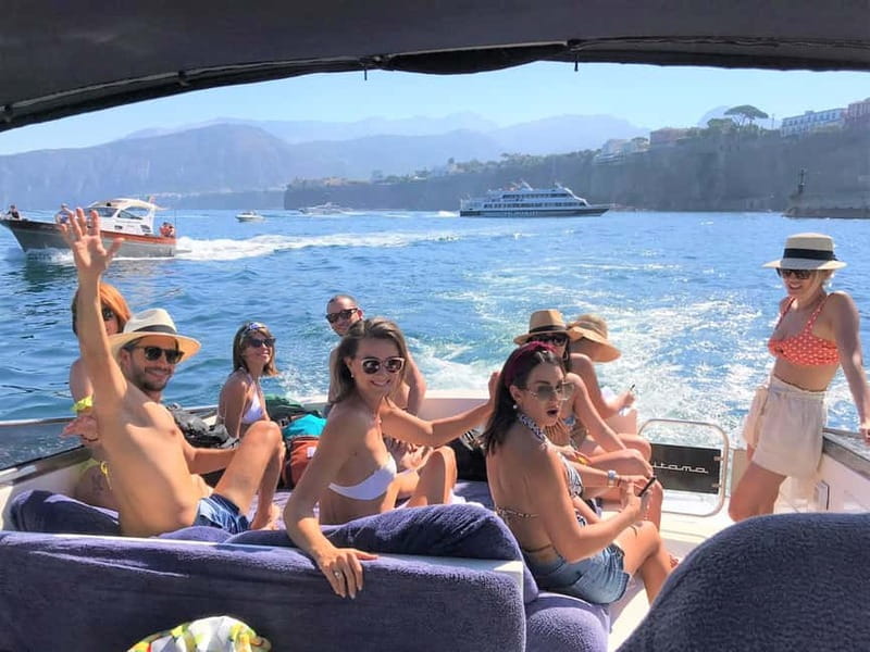 From Sorrento: Full-Day Boat Tour to Capri with Drinks - Snorkeling and Swimming: Relaxing in Crystal Waters