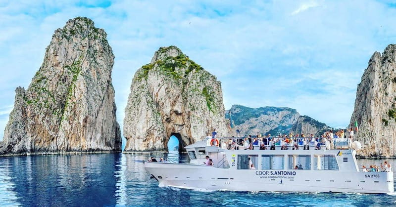From Sorrento/Nerano: Capri Island Cruise with Guide Onboard - Key Points