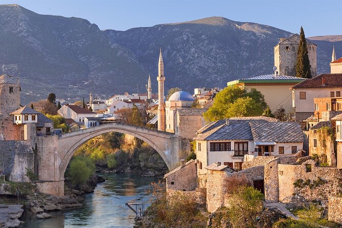 From Split/Trogir: Mostar and Medjugorje Tour With Wine Tasting - Exploring Mostars Charm