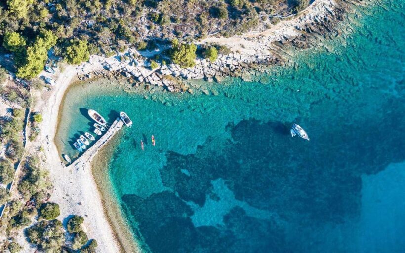 From Split:Private boat tour:Trogir, Blue Lagoon & Shipwreck - Key Points