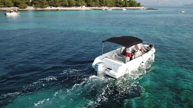 From Split:Private boat tour:Trogir, Blue Lagoon & Shipwreck - The Sum Up