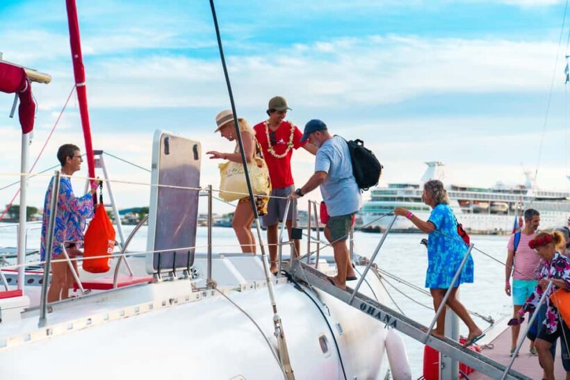 From Tahiti: Tetiaroa Island Tour by Sailing Catamaran - FAQ
