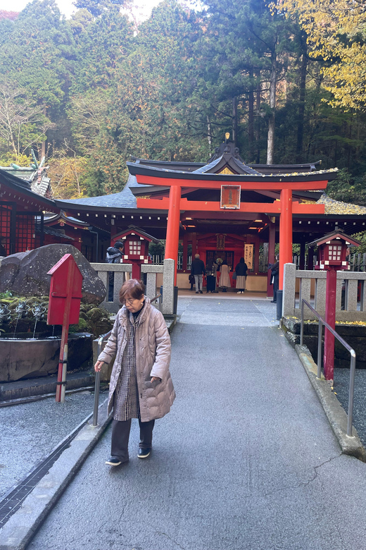 From Tokyo: Hakone Shrine, Lake Ashi, Open Air Museum Tour - Visiting the Hakone Shrine