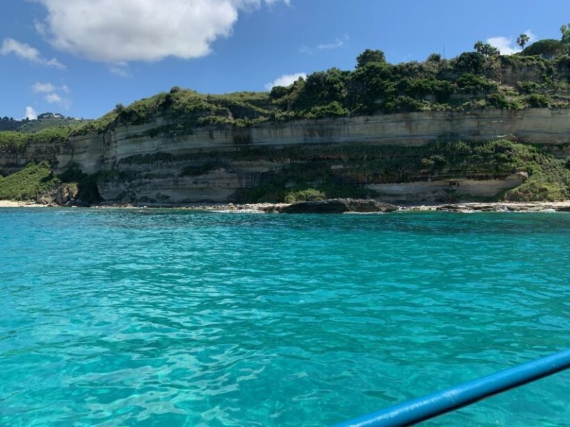 From Tropea: Capo Vaticano boat tour with snorkel & aperitif - Key Points