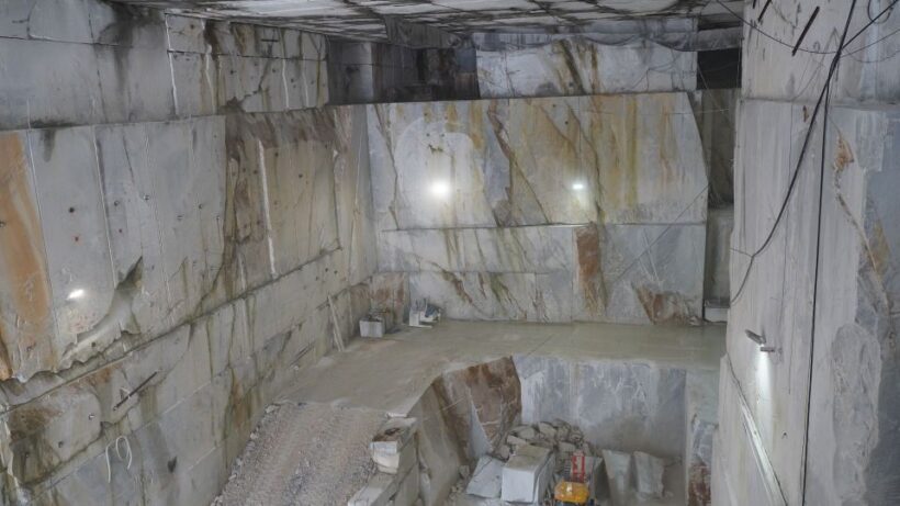 From Tuscany Carrara: Marble Quarries Tour by Jeep - Visiting a Terraced Quarry in Miseglia Valley