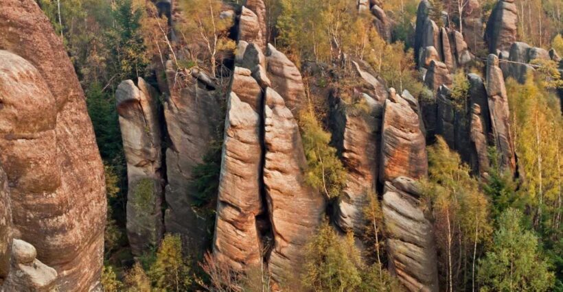 From Wroclaw: Hiking Trail in Rock City Adrspach - An In-Depth Look at the Rock City Adrspach Tour