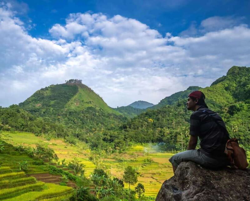 From Yogyakarta: Hidden Waterfall & Selogriyo Rice Terraces - First Stop: Candi Selogriyo and the Rice Terraces