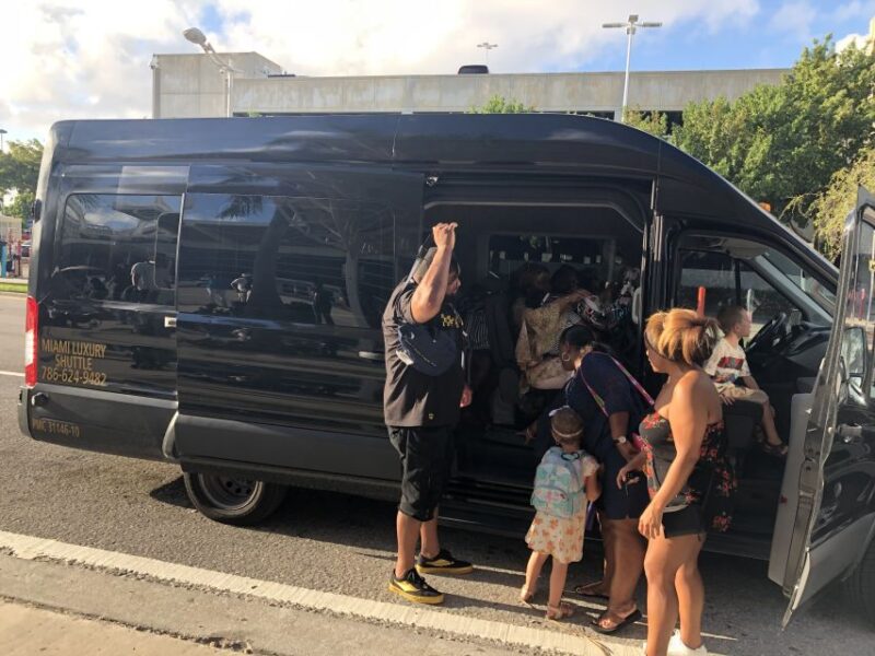Ft. Lauderdale Airport Shuttle to Miami Port/Hotel Van14pax - Value for Money