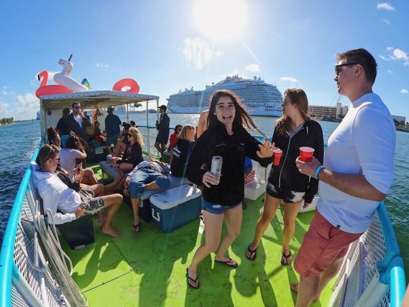 Ft. Lauderdale: Party Boat Tour to the Sandbar with Tunes - The Good and the Not-So-Good