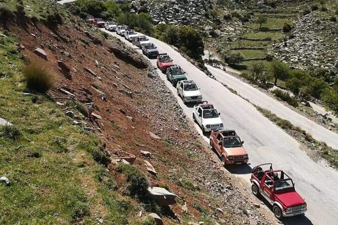 Full-Day 4x4 Self-Drive Safari in East Crete with Lunch - The Experience of Driving Your Own Jeep