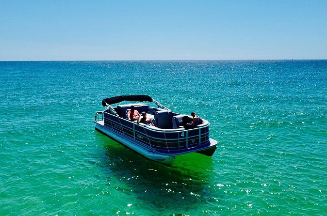 Full Day 60HP Pontoon Rental to Shell Island - The Sum Up