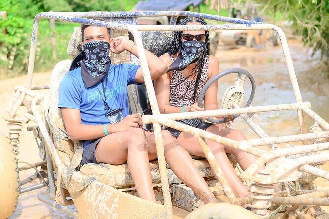 Full-day Buggy & Party Boat tour: snorkel, open bar, cave pool - The Value for Money