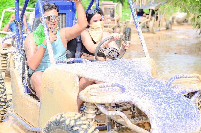 Full-day Buggy & Party Boat tour: snorkel, open bar, cave pool - The Sum Up