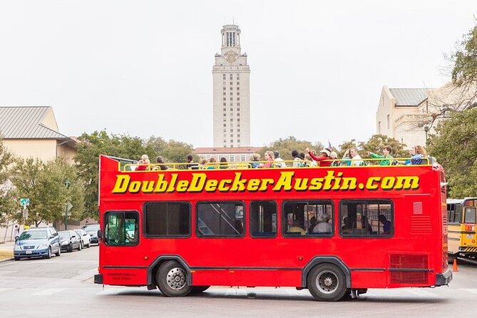 Full-Day Double Decker Austin Hop On Hop Off Sightseeing Tour - Pricing and Booking Information