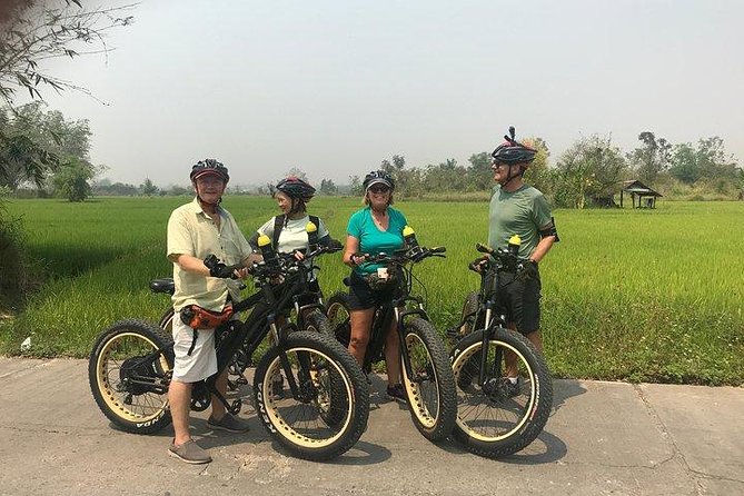 Full-day E-bike adventure Ping River and Nam Phrae (flat-hilly, GUIDED) - Lunch and Refreshments