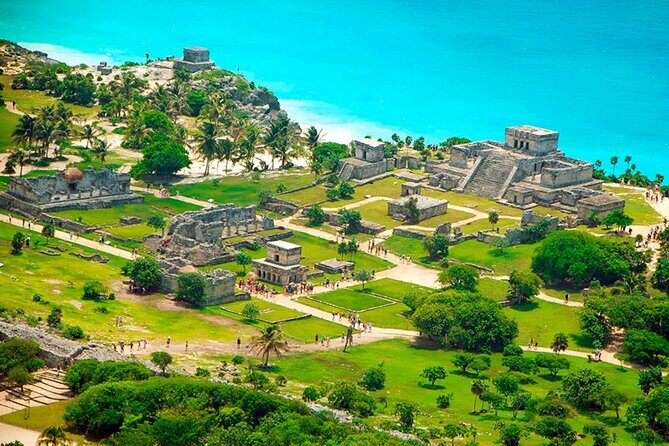 Full Day Guided Tour of Tulum and Coba, 4 places in 1 Day - Tulum Archaeological Site