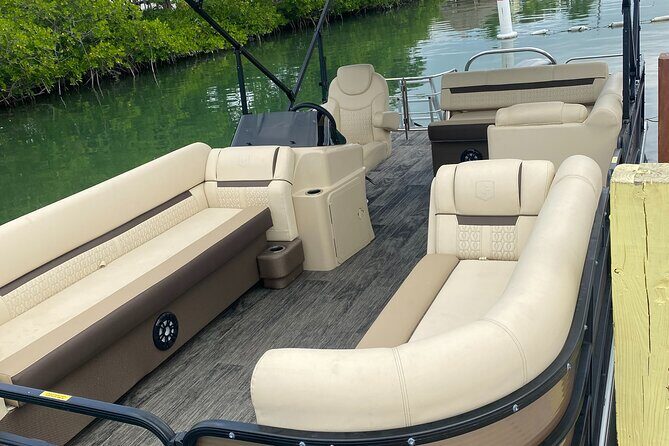 Full Day Premium 24ft Pontoon Boat With Cozy Lounge Upgrades - The Value Proposition
