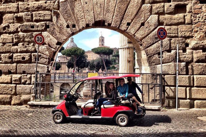 Full Day Private Guided Tour of Rome by Golf-Cart & Colosseum and Roman Forum - Itinerary and Experience