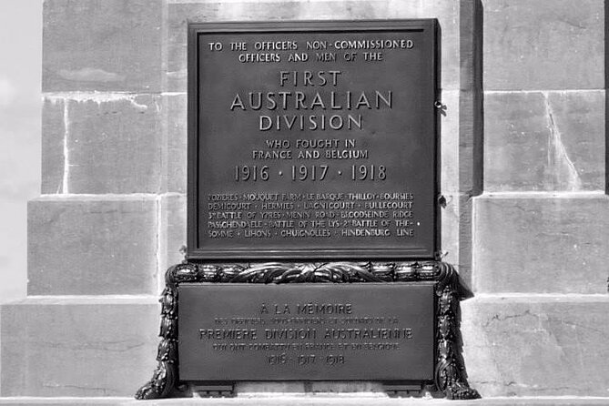 Full-Day Private WW1 Australian Battlefield Day Tour from Amiens - The Experience: What Travelers Say
