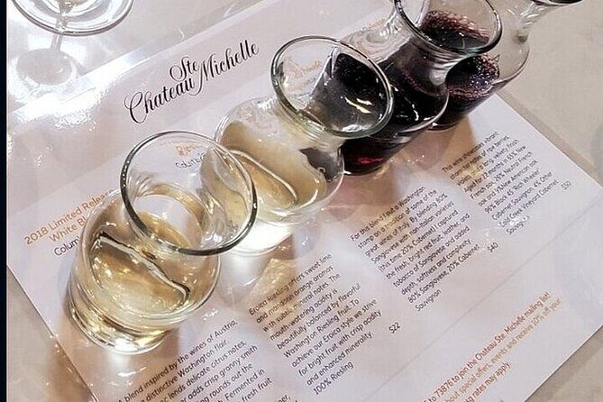 Full Day Seattle's W2 Tour - Wineries and Waterfalls - Key Points