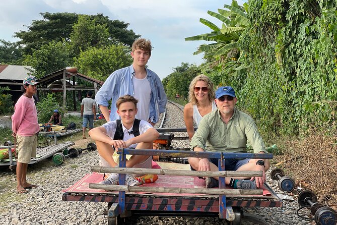 Full day tour by bicycle & tuk tuk,bamboo train,bat cave,villages - Included and Not Included