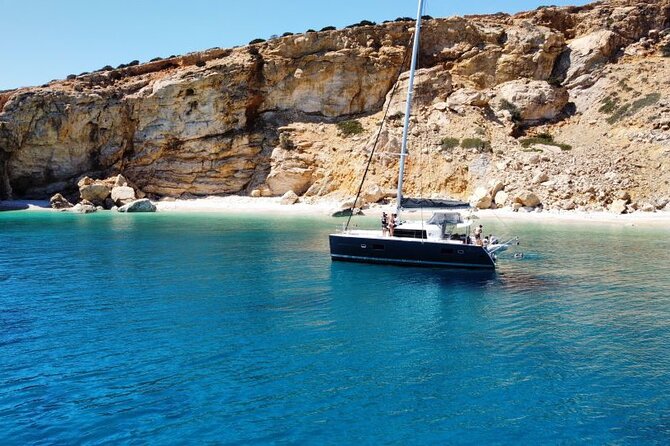 Full Day Yacht Tour in Catamaran Naxos Greece - Booking Information and Pricing