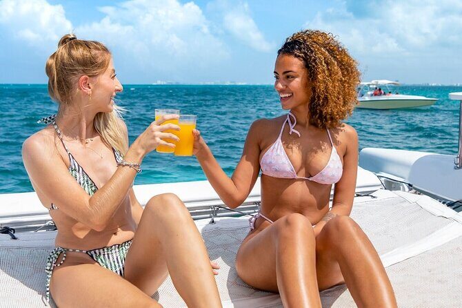 Full Experience Isla Mujeres: Food aboard + Premium drinks + Snorkel + Free time - How the Itinerary Breaks Down