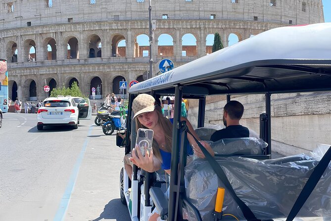 Fun Golf Cart Tour With Music and Gelato in Rome - Booking and Cancellation Policy