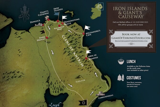 Game of Thrones - Iron Islands & Giant's Causeway from Belfast - What’s Included and What to Expect