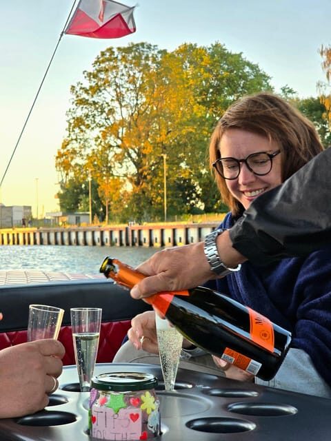 Gdask: Motawa River Eco Cruise at Sunset with Prosecco - Key Points