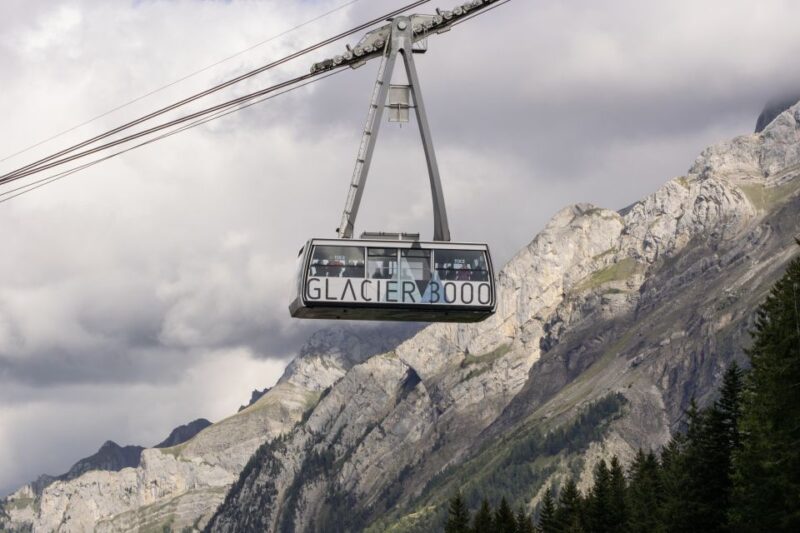 Geneva: Glacier 3000 Experience and Montreux - Riding the Cable Car and Snow-Bus
