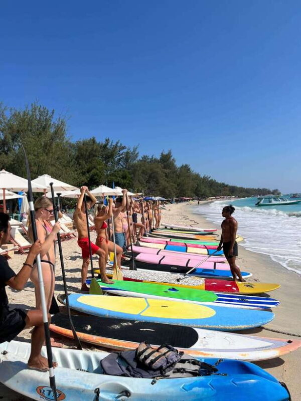gili sunrise Stand-up paddle boarding or kayaking (droneshot - The Value and Who Will Love It
