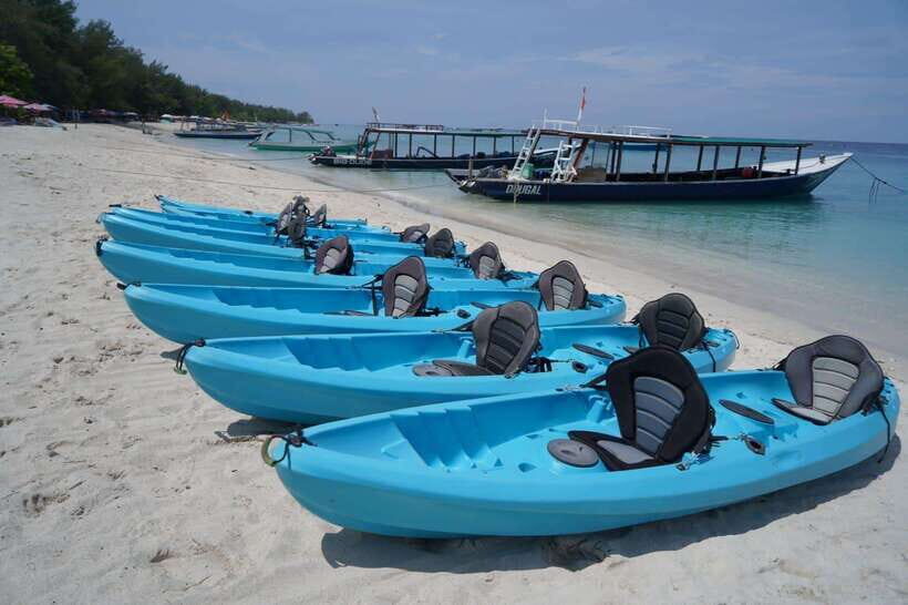 Gili SUP Or Kayak With Drone Shoot . Daylight Or Sunrise - Key Points