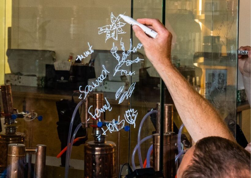 Gin School, distill you own gin, cocktails, tastings, food - The Practical Details