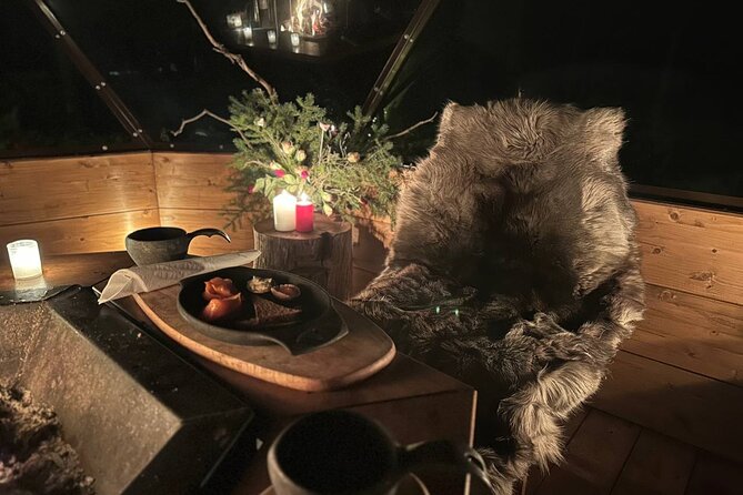 Glass Igloo Campfire Dinner Under Northern Lights - Since You Asked