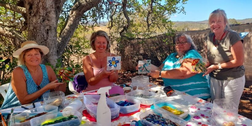 Glass on Glass Mosaic craft workshop near lagos - Key Points