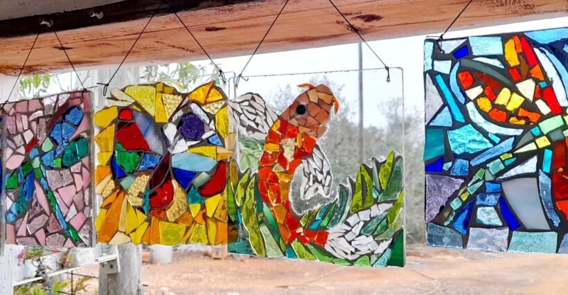 Glass on Glass Mosaic craft workshop near lagos - FAQ