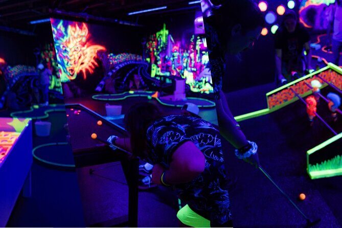 Glow in the Dark Mini Golf in Queenstown - The Sum Up