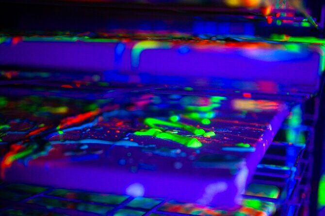 Glow in the Dark Splatter Paint Experience - Authentic Feedback from Participants