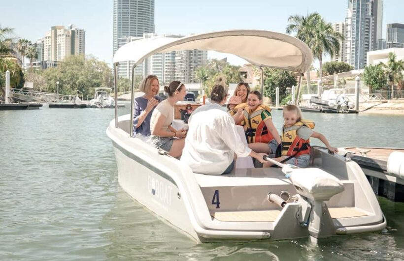 Gold Coast: Electric Picnic Boat Rental From Isle of Capri - Key Points